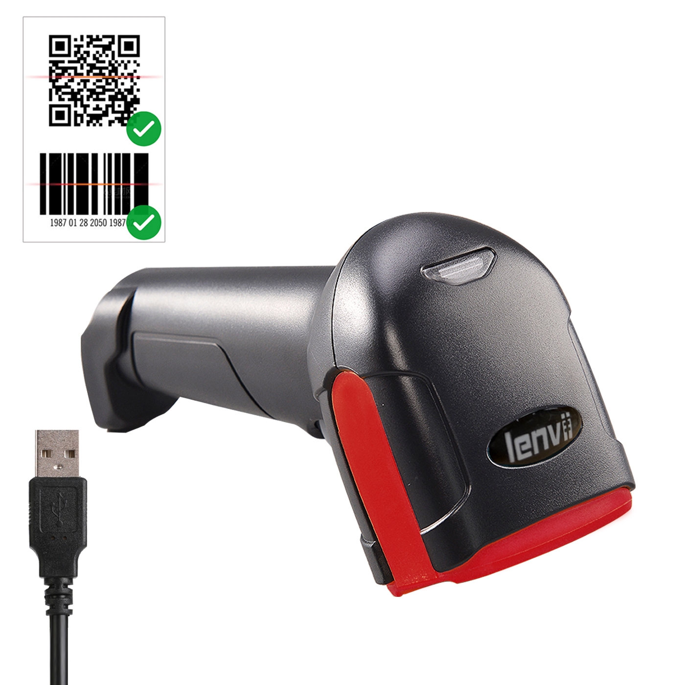 Global Hot Selling丨Factory Direct Sale丨2D Handheld Red Barcode Scanner ...